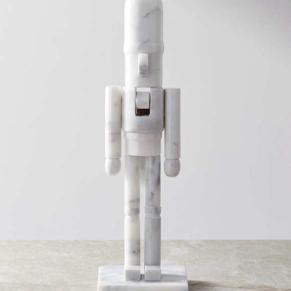 Holiday | New Cb2 Arabesco White Marble Nutcracker | Poshmark